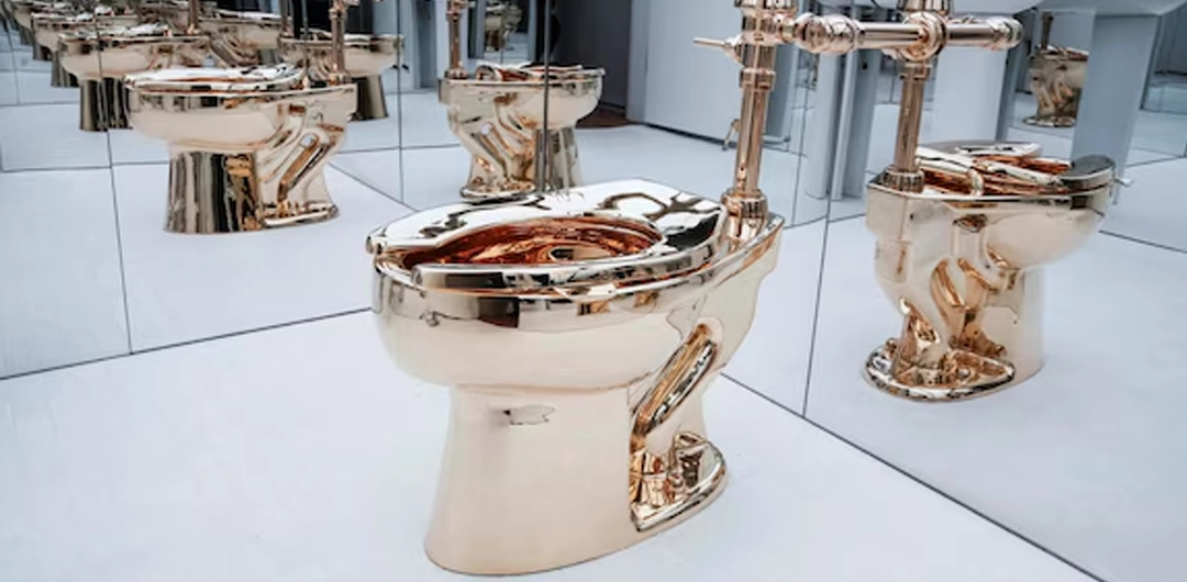 El Inodoro de Oro de Maurizio Cattelan Encuentra Nuevo Hogar en Ripley ...